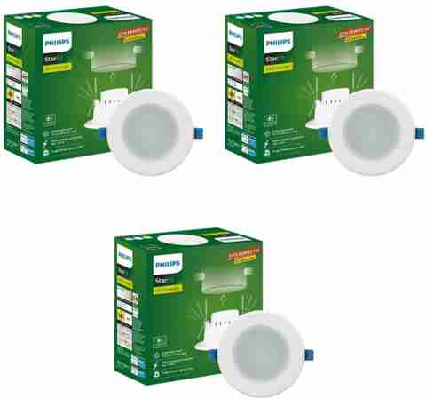 PHILIPS Starfit 10 watt Concealed JB LED downlighter ( Cool Day, Pack ...