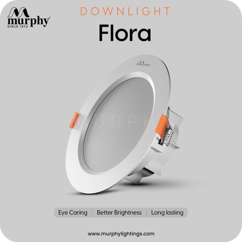 MURPHY Flora 7W LED Down Light, Natural White Light, Round, Recessed ...
