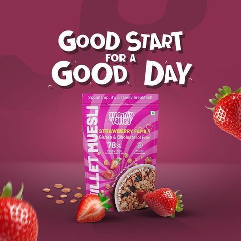 Yummy Valley by Yummy Valley Millet Muesli – Strawberry Bliss | Gluten ...