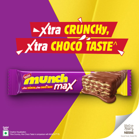 NESTLE Munch Max Coated Crunchy Wafer Bars Price in India - Buy NESTLE ...