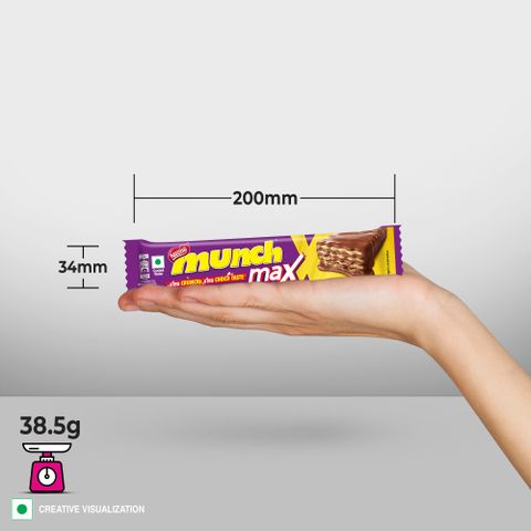 NESTLE Munch Max Coated Crunchy Wafer Bars Price in India - Buy NESTLE ...