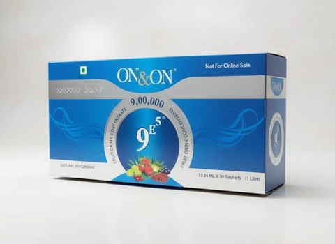 on and on 9E5 Juice Premium Concentrate Health Drink mix - 10 Sachets ...