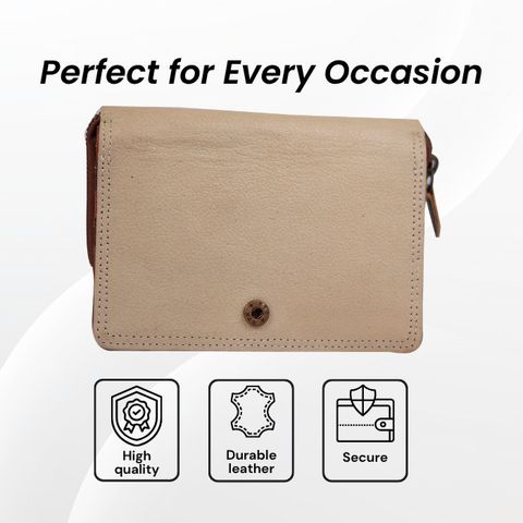 H HAANS - The Leather Store Casual, Formal, Party White Clutch Off ...