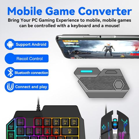 MIX SE Mobile Game Combo Pack for PUBG MOBILE BGMI 5 in 1 GAMING Combo ...