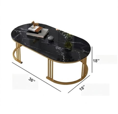 CROWN ART SHOPPEE Luxury Center Table for Living Room, Stylish Tea ...