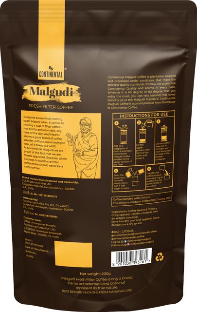 Continental MALGUDI 80/20 Filter Coffee Price in India - Buy ...