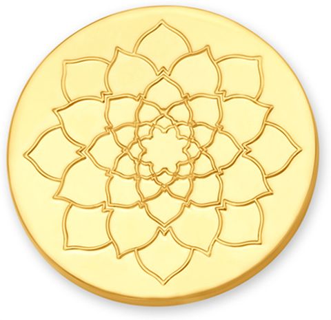 Mia by Tanishq Mia 24 Karat Lotus 24 (9999) K 1 g Gold Coin Price in ...