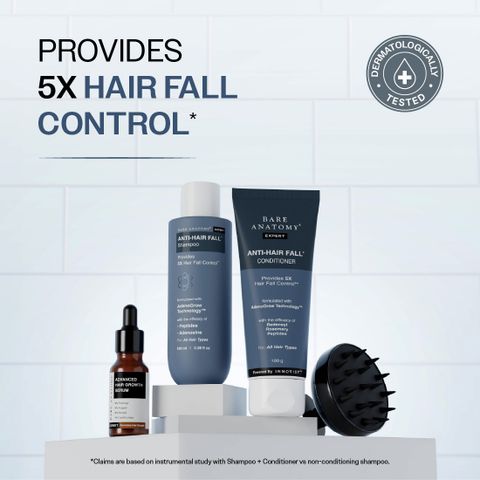 BARE ANATOMY Anti Hair Fall Complete Kit - Shampoo, Conditioner, Hair ...