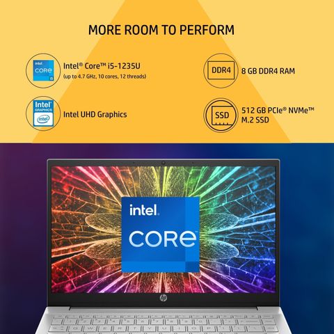HP Pavilion Intel Core i5 12th Gen 1235U - (8 GB/512 GB SSD/Windows 11 ...