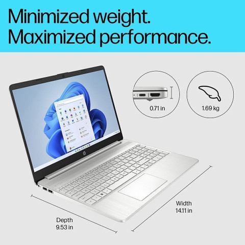 HP 15s Intel Core i3 12th Gen 1215U - (8 GB/512 GB SSD/Windows 11 Home ...