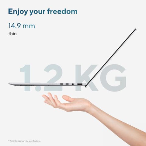 ASUS Zenbook 14 OLED AI PC, Full Metal Body, Intel Core Ultra 9 185H ...