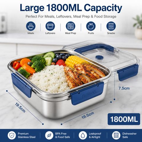 Darshan Stainless Steel Utility Container - 1.2 L Price in India - Buy ...