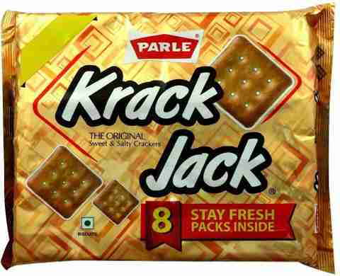 PARLE Krackjack The Original Cracker Biscuits Sweet & Salty Biscuit ...