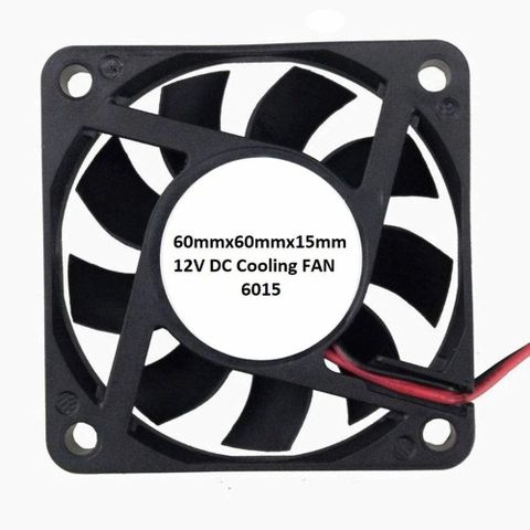 Enormity 2PC-6015 DC 12V DC Brushless Cooling Fan Cooler 2Pin Fan ...