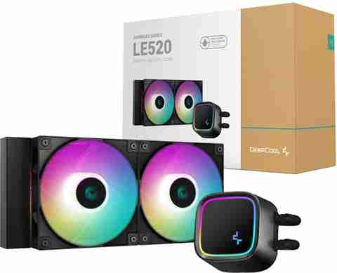 Deepcool LE520 240mm ARGB AIO / CPU Liquid Liquid Cooling Cabinet ...