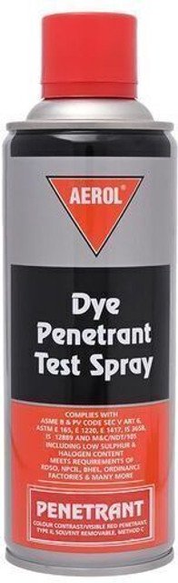 Aerol Dye Penetrant Test (DPT) Spray Kit Dye Penetrant, Developer ...