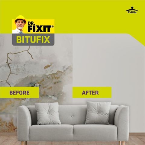 Dr. Fixit BITUFIX Ground Waterproofing, Damp Proof Footing Masonry Wall ...