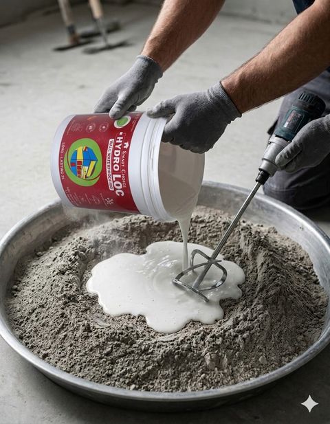 HYDRO LOC Waterproofing Chemical | Damp Proof & Leak Protection for ...