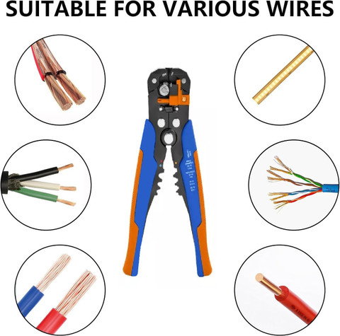 GSK Cut Automatic Wire Stripper with Micro Adjuster Knob & Wire Stopper ...