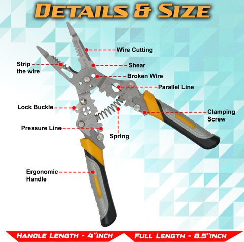 Digital Craft Foldable Wire Stripping and Crimping Tool – Multi ...