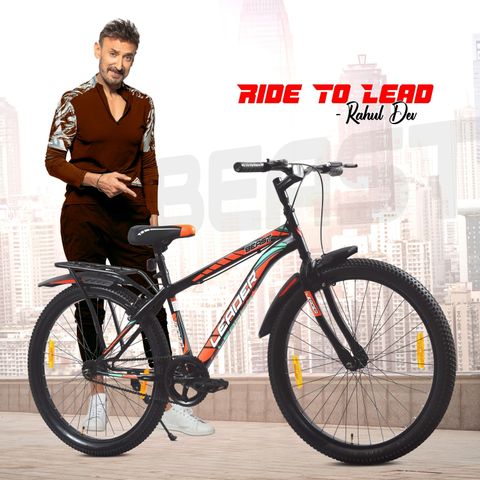LEADER Beast 26T IBC Premium City Bike/Cycle with inbuilt Carrier 26 T ...