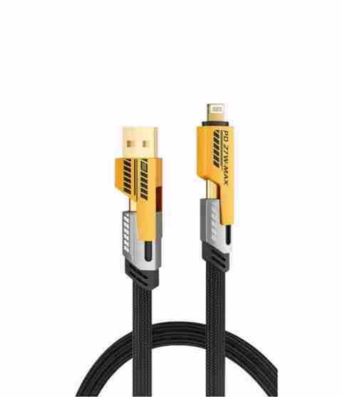 DIVAYO 4-in-1 Cable 0.5 A 1.2 m METAL BRAIDED MD-New_4IN1-Data_Cab ...