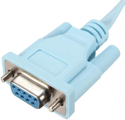 fdealz Ethernet Cable 1.5 m RJ45 to RS232 COM Port Serial DB9 Female ...