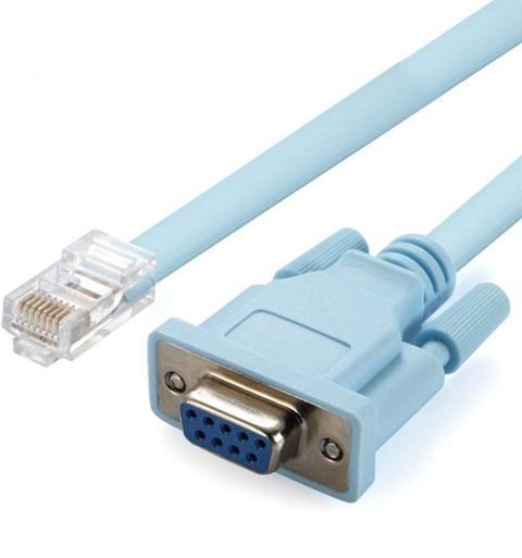 fdealz Ethernet Cable 1.5 m RJ45 to RS232 COM Port Serial DB9 Female ...