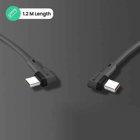 Portronics USB Type C Cable 3 A 1.2 m Konnect L 60W PD Fast Charging ...
