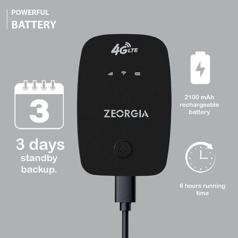 Zeorgia 4G LTE Wireless Dongle | Multi SIM Support, 150Mbps WiFi ...