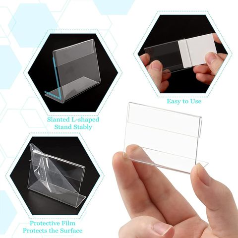 Flipkart.com | RASPER 1 Compartments Acrylic Sign Holder L Shape Table ...