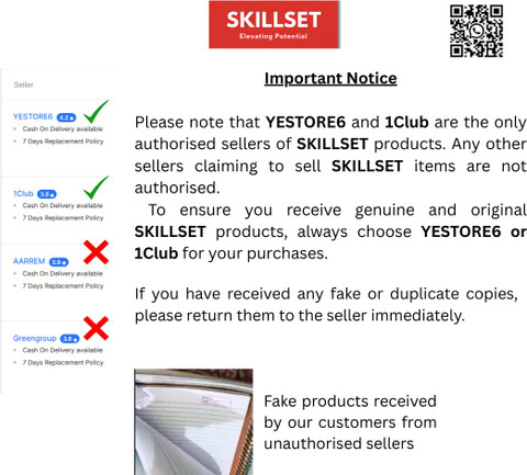SKILLSET Upsc Answer Sheet- Upsc Answer Writing Copy Combo-Notebook A4 ...