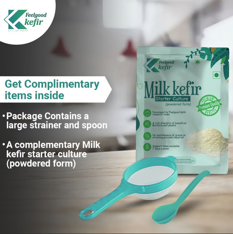 Feelgood Kefir LIVE BIG Sized Milk Kefir Grains Lifetime Re-usable and ...