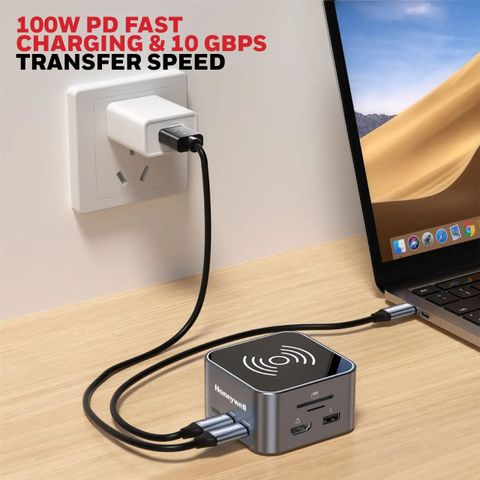 Honeywell 12-in-1 Multi-Port USB-C HC/000028/LAP/CDK Docking Station ...