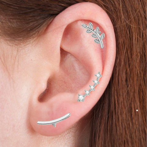 helix piercing stud silver