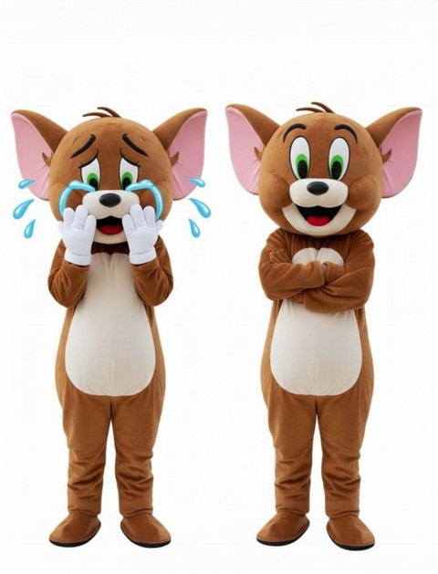 GLOBAL HALLOWEEN MASCOT Jerry Cartoon Mascot Costume Elders Halloween ...