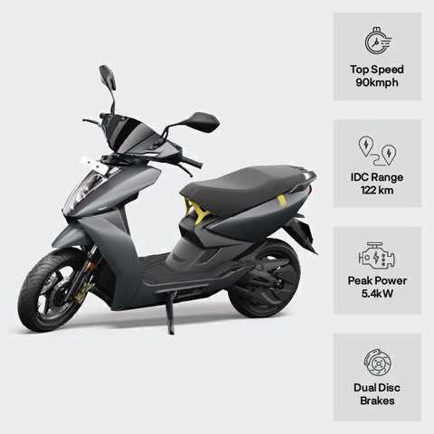 Ather 450S 122KM IDC range with Ather Stack Pro Booking for Ex-Showroom ...