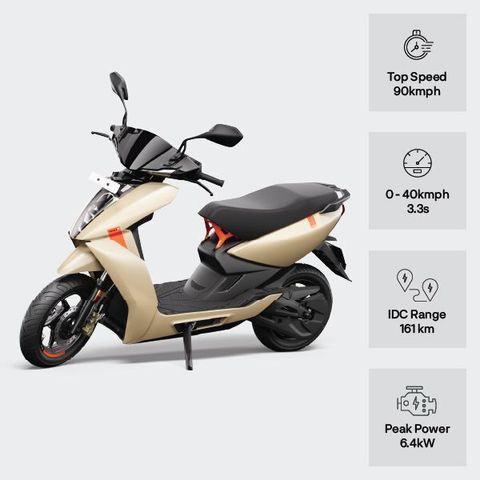 Ather 450X 161 KM IDC range with Ather Stack Pro Booking for Ex ...