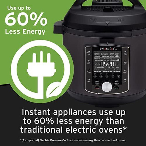 Instant Pot Pro, SS Pot 10-in-1 Functions like Steam, Saute, Pressure ...