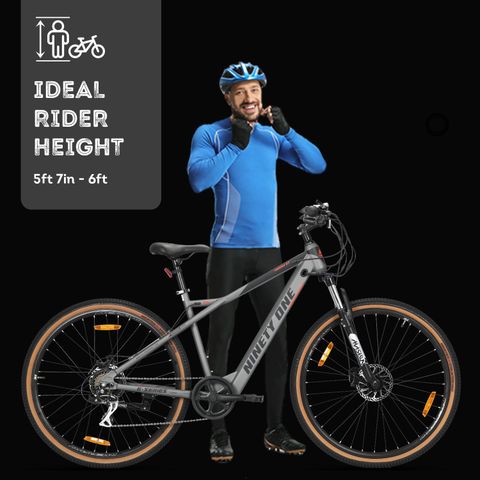 Ninety one Meraki S7 29T with Shimano - Matt Grey 29 inches 7 Gear ...