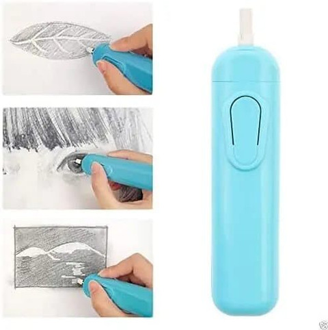 B inik Cute Electric erasers for Kids with Fan and 20 Refills Set of 1 ...