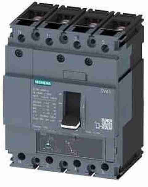 SIEMENS 3VA12254GF420AA0 -36kA- 250A- 4P- 415V- 50Hz- TMTU- ATAM- TM240 ...
