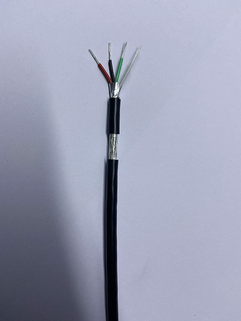 TRICOM Tinned Copper, 4-CORE Load Cell Shielded Cable, For DIY Projects ...