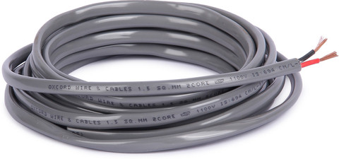 Oxcord Twin Flat 2 core Copper Wires and Cables 1.5mm for Domestic and ...
