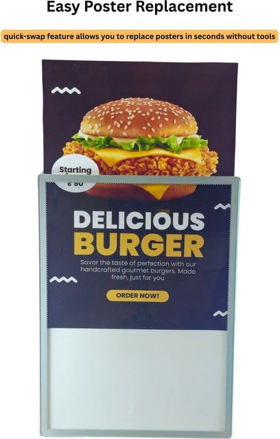 Frugo A3 Slim LED Backlit Menu Display Board | FLBM1_S_F Wall/Table ...