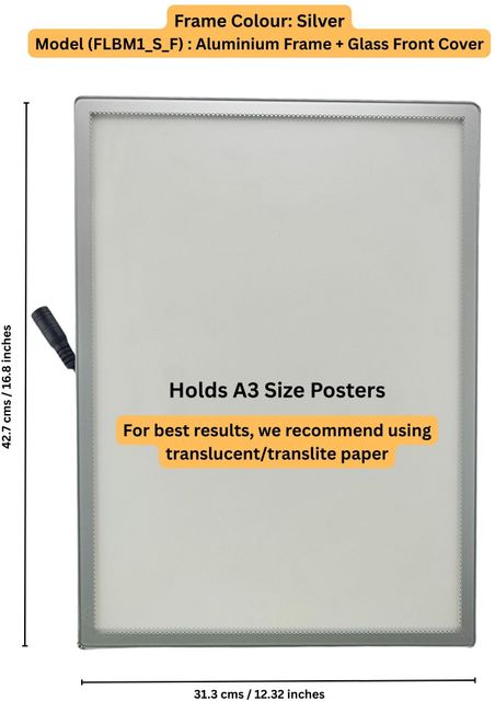 Frugo A3 Slim LED Backlit Menu Display Board | FLBM1_S_F Wall/Table ...