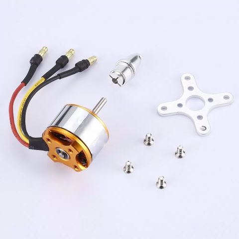 Ekronix A2212 1400 KV Brushless DC Motor (BLDC) for RC Aircraft, RC ...