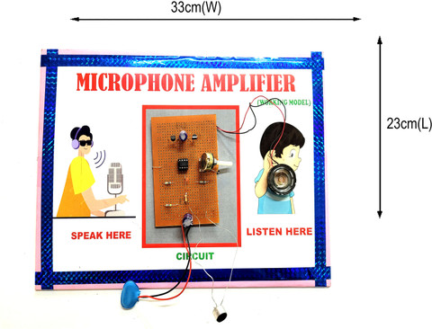 ONTEX ELECTRONICS Microphone Amplifier Preamp Assembled Kit using IC ...