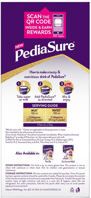 Pediasure Scientifically Designed Price in India - Buy Pediasure ...