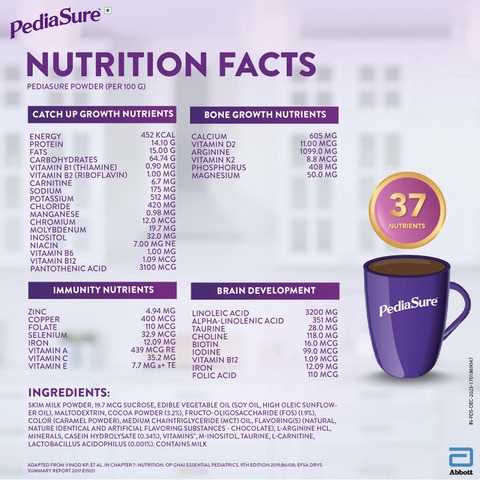 Pediasure Scientifically Designed Price in India - Buy Pediasure ...